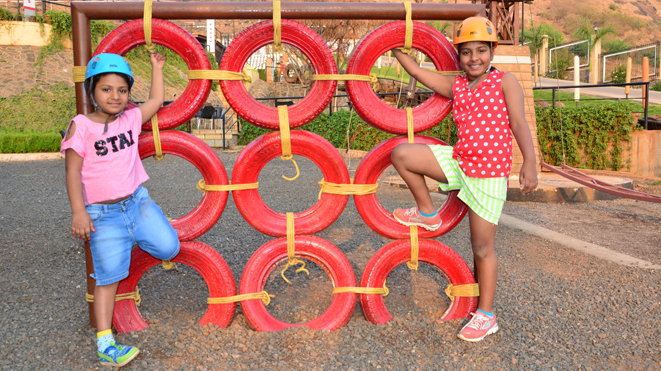 Try team building activity Ground Challenge Course at Della Adventure Park