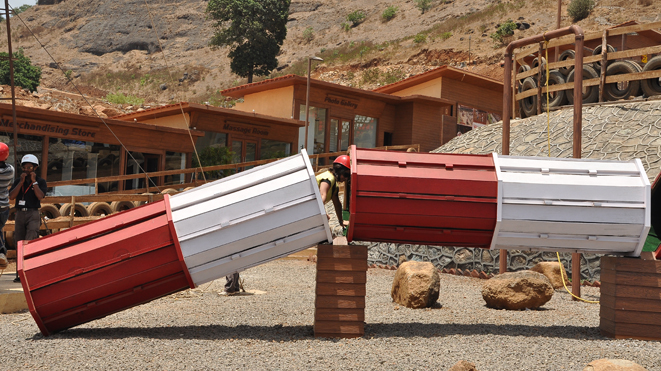 Ground Challenge Course at Della Adventure Park